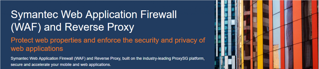 Symantec Web Application Firewall & Reverse Proxy | Sertalink Belgium ...
